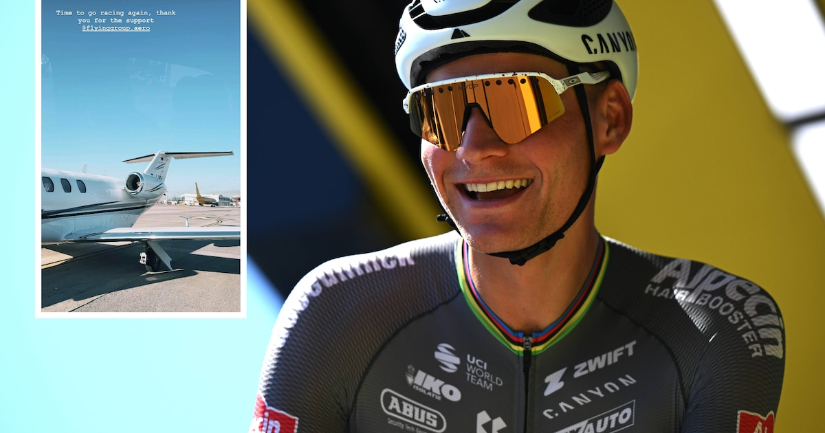 Mathieu van der Poel in privéjet naar België voor debuut in Omloop Het ...
