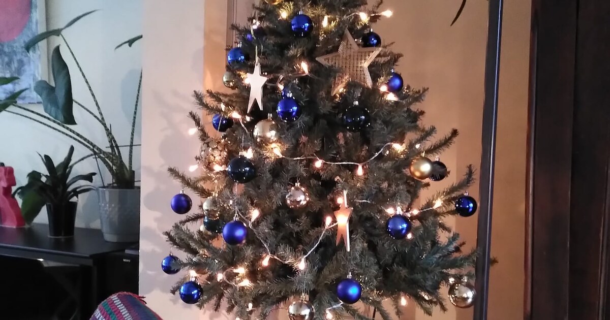 Gedroomd over een halve kerstboom, een geweldig idee vond ik | Opinie ...