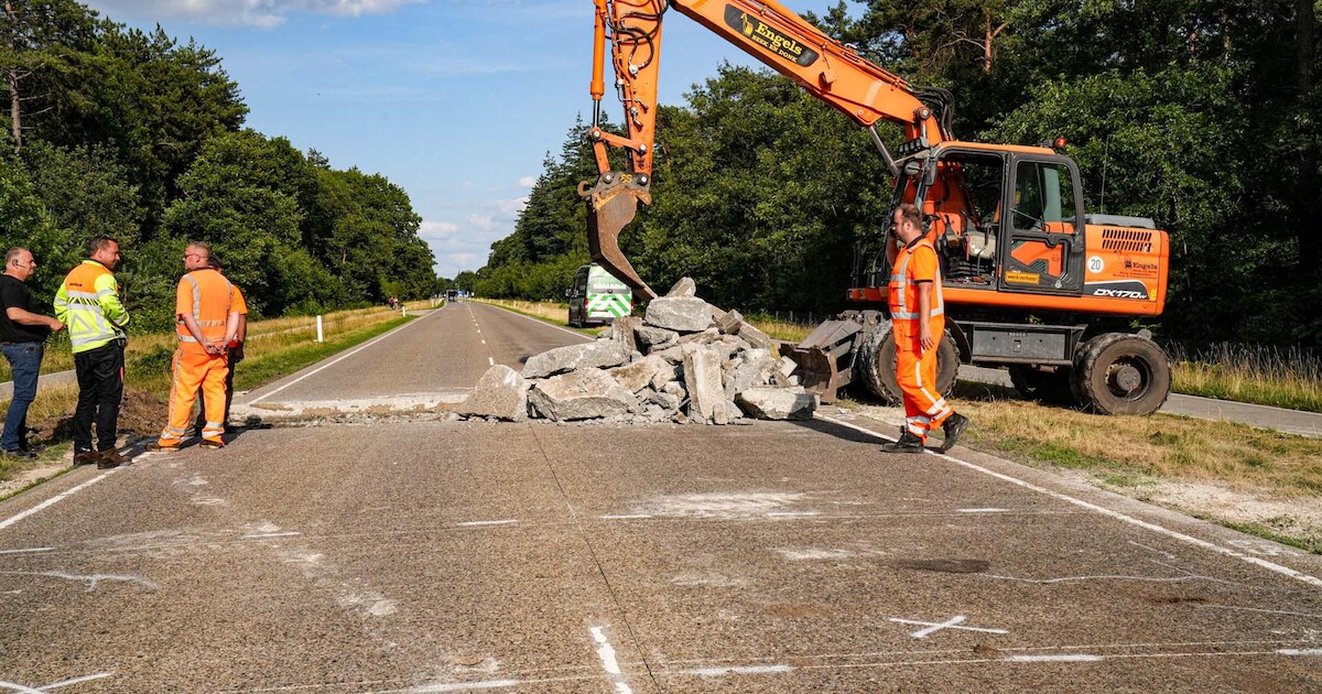 Wegdek van N270 tussen Helmond en Deurne komt halve meter omhoog | Helmond | ed.nl