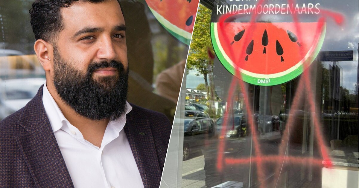 Dorp in rep en roer om Israëlstickers van keukenboer Ahmad: 'Er volgen ...