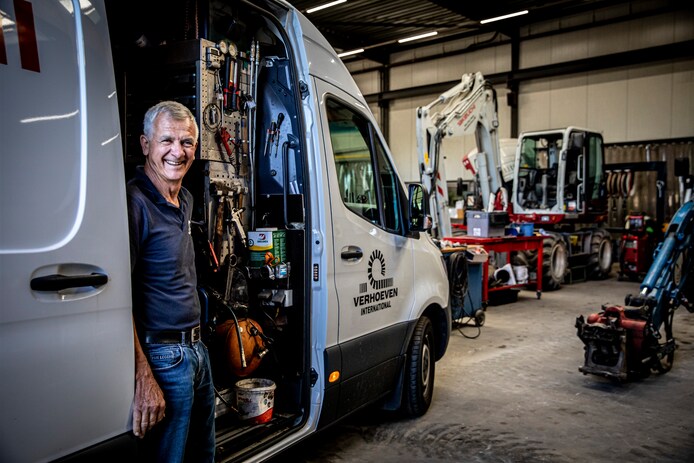 Wim is na vijftig jaar klaar met sleutelen aan graafmachines; ‘Mijn ...