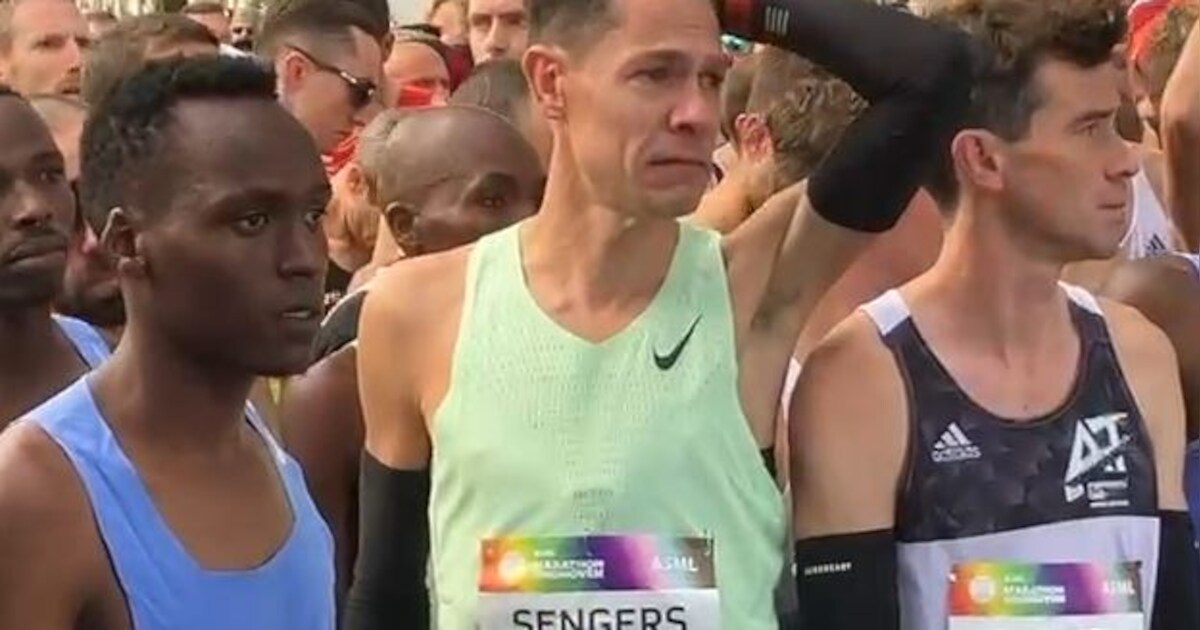 ‘Mister 040’ had al vóór de start van de marathon een brok in zijn keel ...