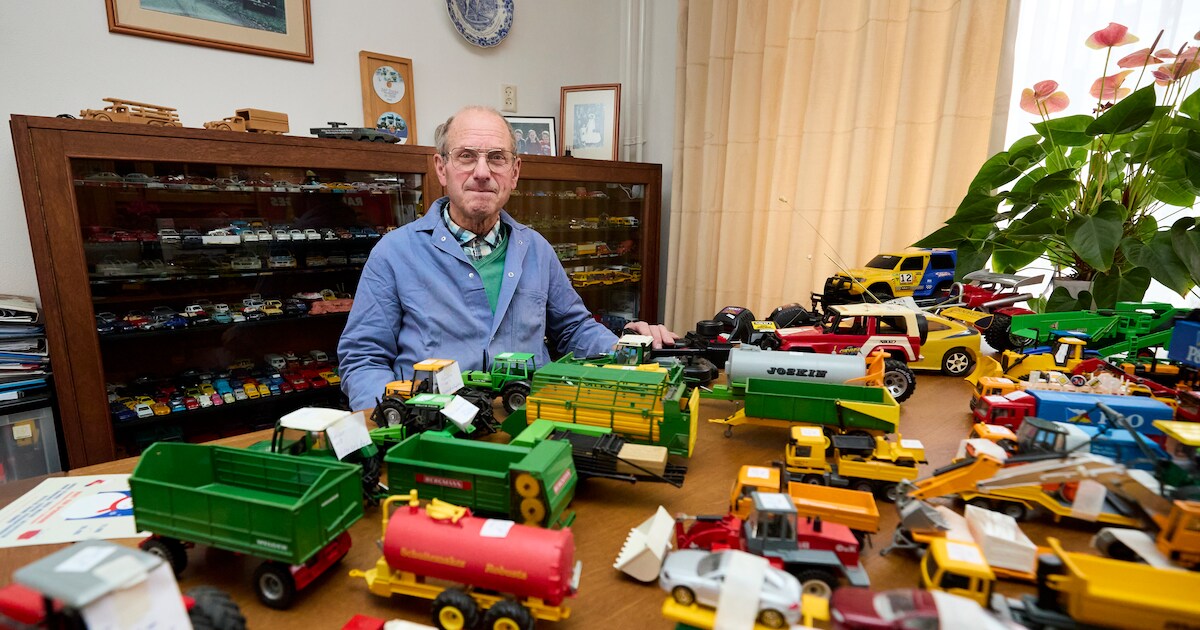 Theo Kools uit Oirschot wist de gevonden verzameling miniatuurauto’s ...