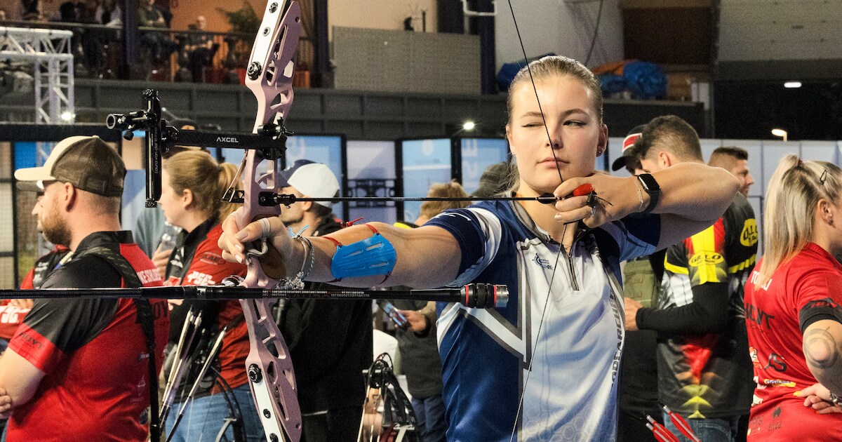 Handboogschutter Laura van der Winkel valt in de finale uit haar ...