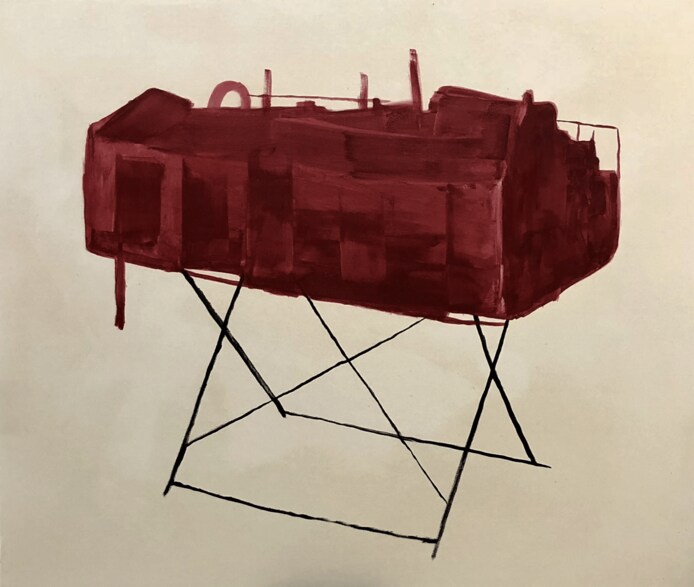 Kunstenaar Andrei Roiter is altijd onderweg met een koffer vol gaten ...