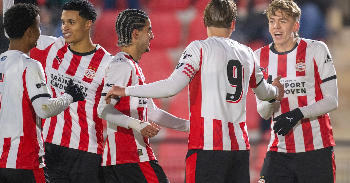 PSV-beloften leveren 3-0 voorsprong in en verprutsen hun tweede helft ...