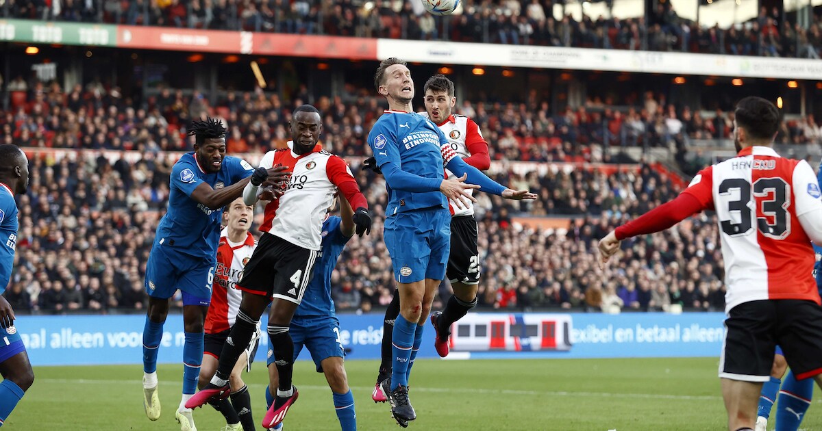 PSV geeft voorsprong weg in tumultueuze topper tegen Feyenoord | PSV ...