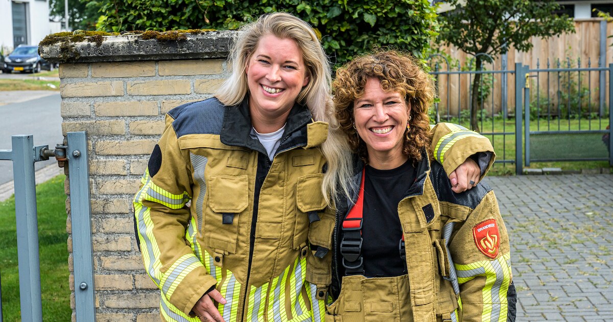 Sanne (38) is voor één dag brandweervrouw en kan zo haar hersentumor even vergeten: ‘Dit heeft ...