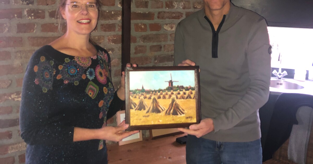 Nieuw olieverfschilderij in standerdmolen in Mierlo | Helmond | ed.nl