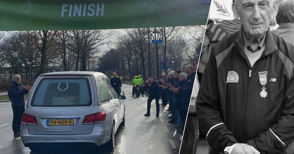 Indrukwekkend eerbetoon: Vierdaagse-icoon Bert, die op 92-jarige ...