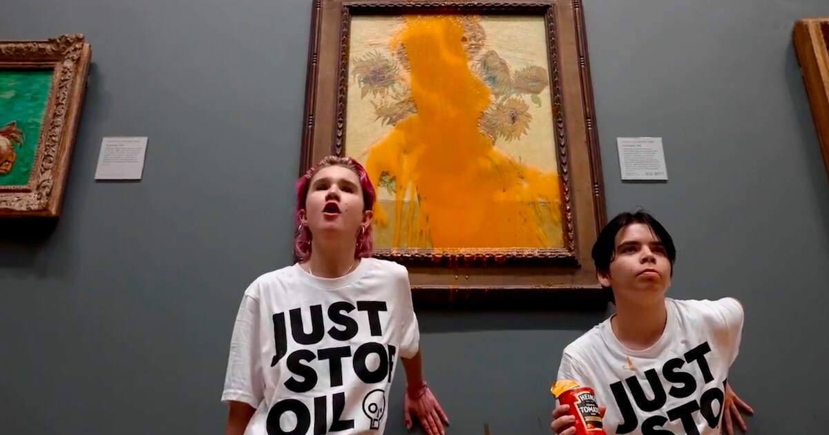 Musea in de ban van klimaatactivisten: ‘Grens ligt bij beschadigen ...