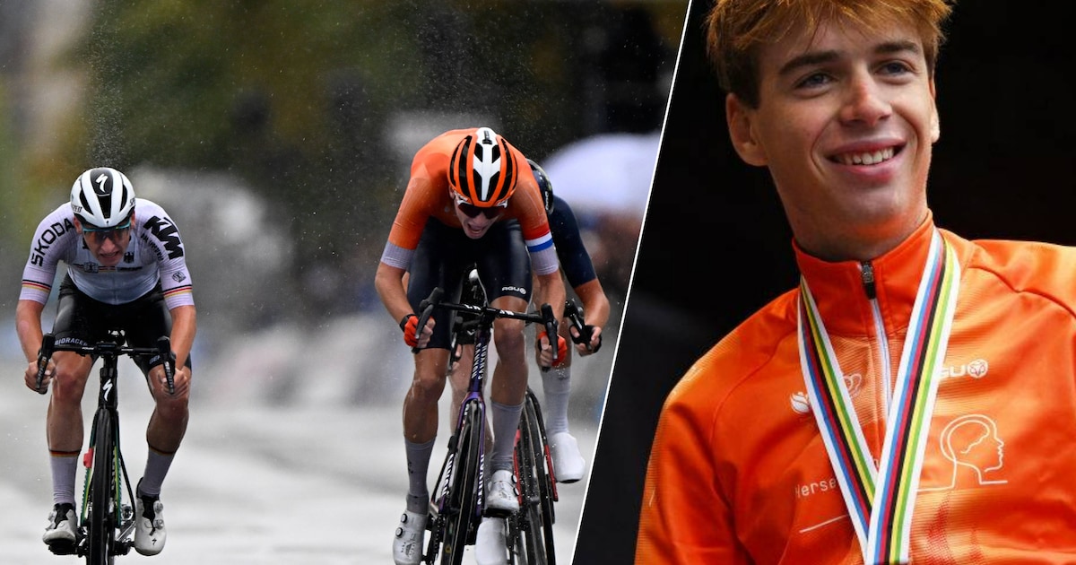 Senna Remijn pakt in stromende Zwitserse regen brons bij junioren ...
