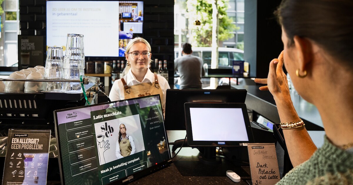 Bij restaurant Lieve is gebarentaal de voertaal | Regio | ED.nl