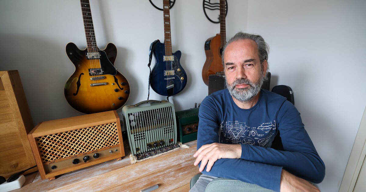 Gitaarversterkers uit ‘ouwe meuk’: Marc tovert vintage Philips ...