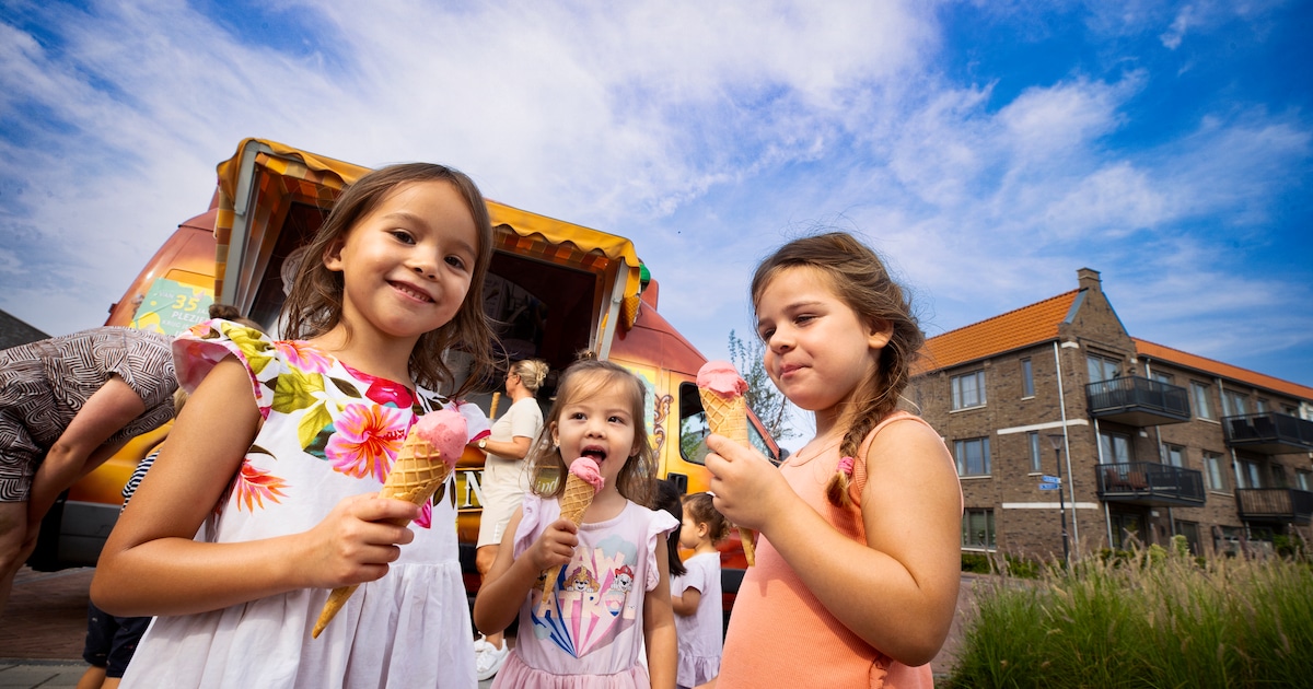 Nummereen kinderopvang rijdt langs met ijstruck voor 35-jarig jubileum ...