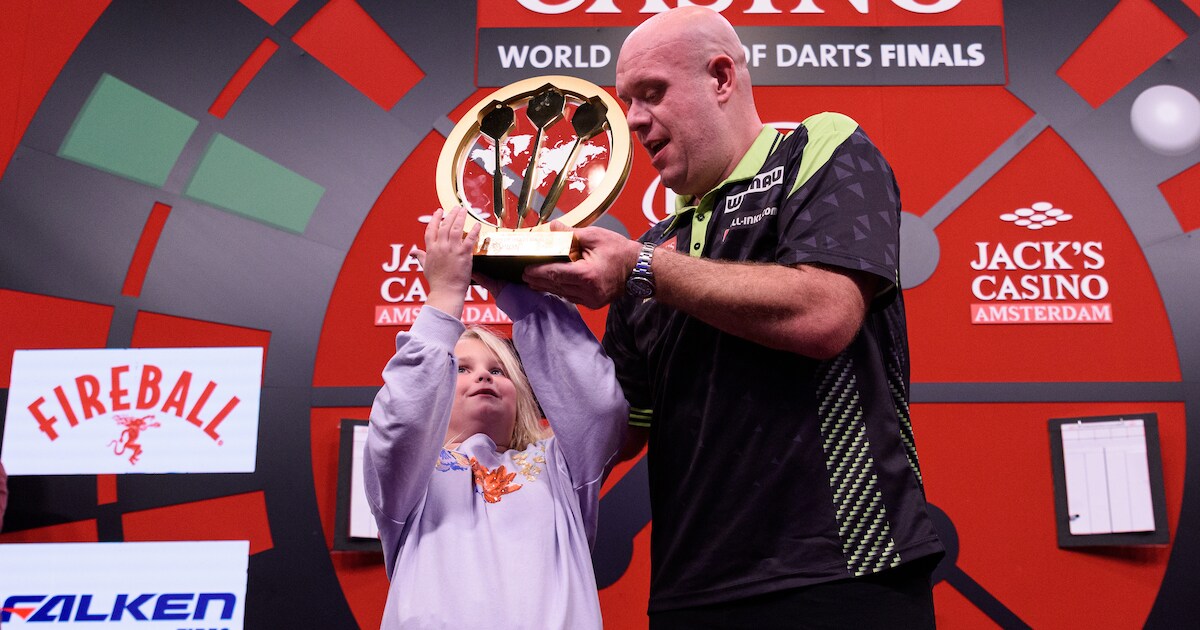 Opgeluchte Michael van Gerwen moet na toernooiwinst nog flink aan de ...