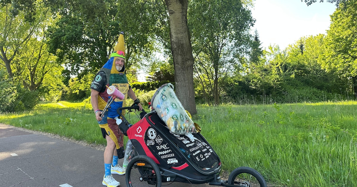 Rennende banaan Paul (58) maakt Nederland schoon; ‘Uiteindelijk is dit ...