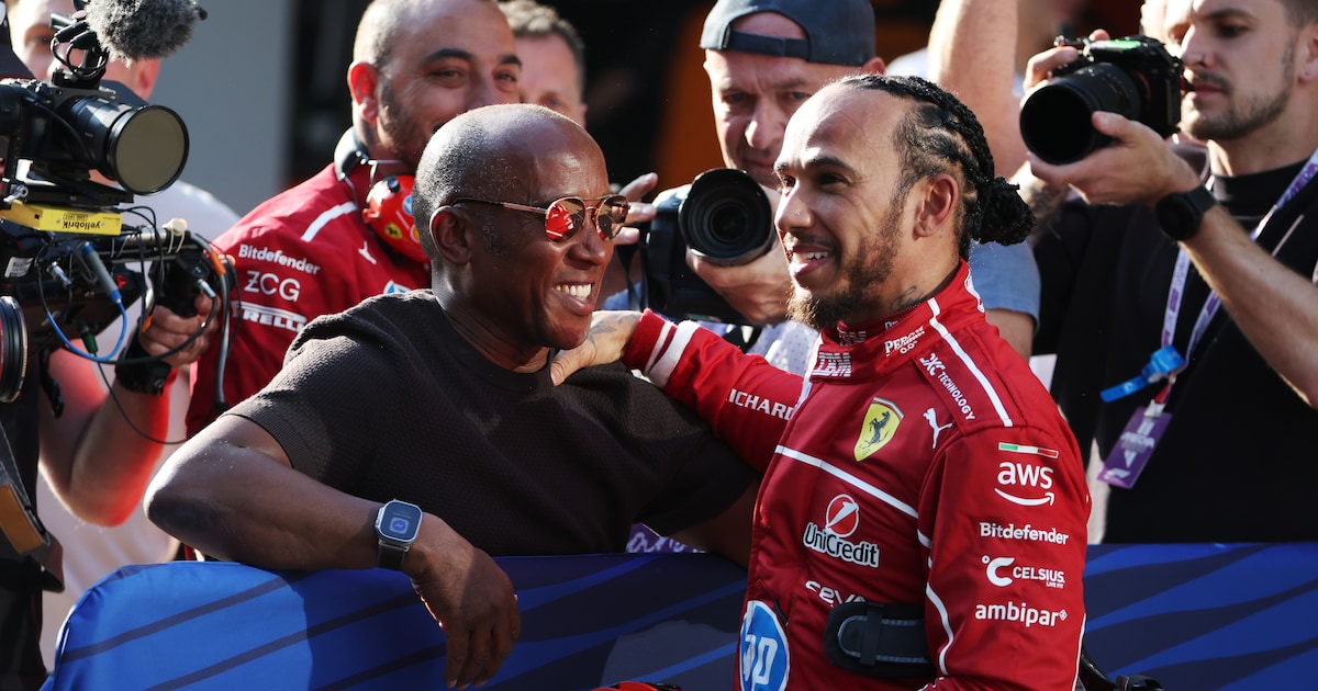 Dolblije Lewis Hamilton vol ongeloof na sprintpole: ‘Ik ben een beetje ...
