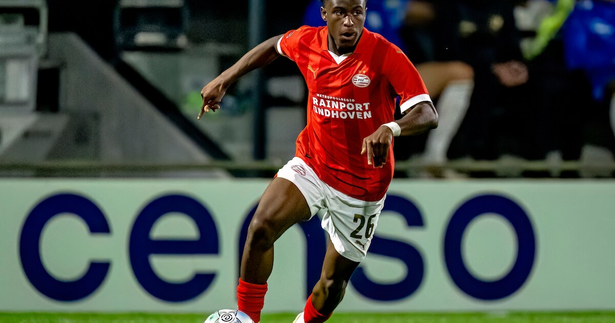 PSV stuurt Isaac Babadi voor het eerst in dit seizoen naar de beloften ...