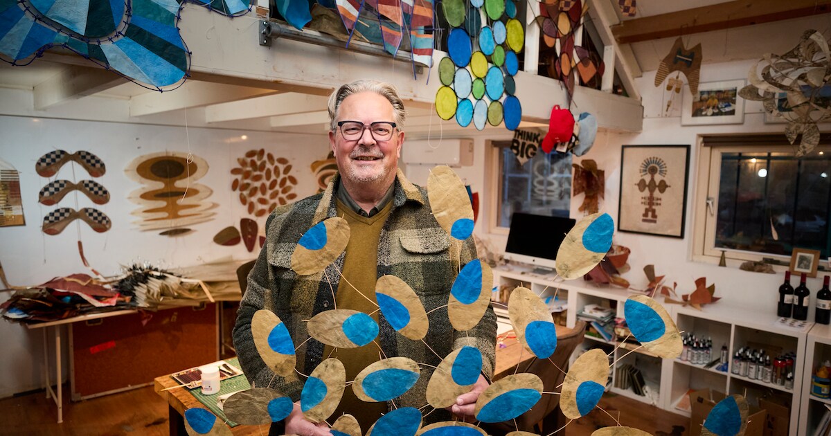 Ton Geers maakt kunst die kan vliegen: ‘Het is echt monnikenwerk, en ik ...