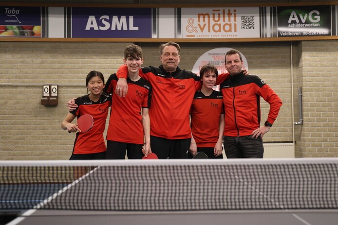Forse inzet op jonge tafeltennissers bij Veldhoven betaalt zich uit met ...