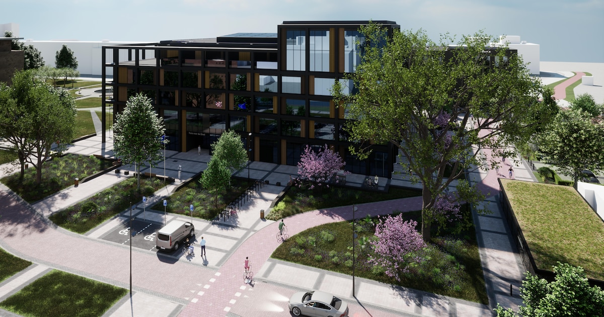 Hoofdingang Huis voor de Stad niet bereikbaar tijdens aanleg nieuw ...