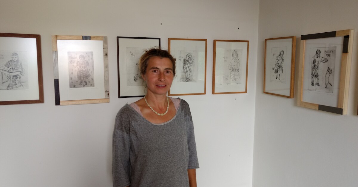 Kunstenares Agata Siwek uit Liessel exposeert in een leegstaand huis ...