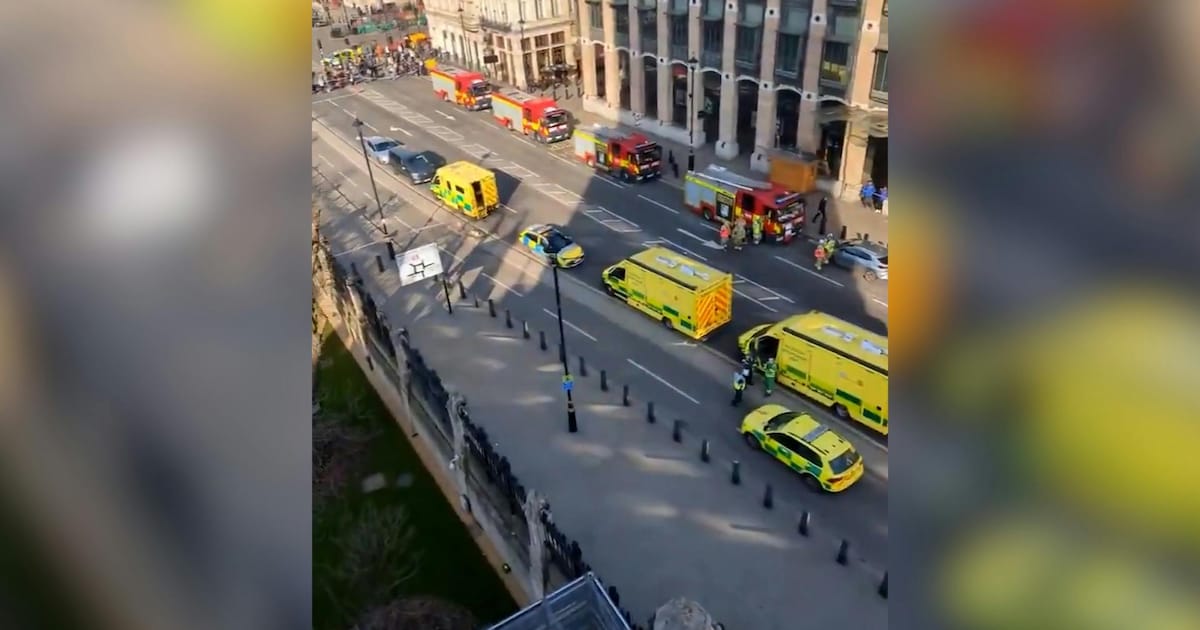 KIJK | Pro-Palestijnse betoger filmt zichzelf op toren van Big Ben ...