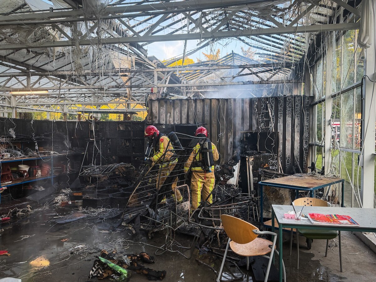 Brand bij gezond­heids­cen­trum in Eindhoven, gebouw voor dagbesteding ...