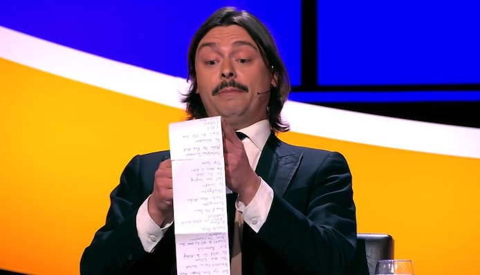 Stefano Keizers somt tientallen programma’s op in Slimste mens: ‘Was ...