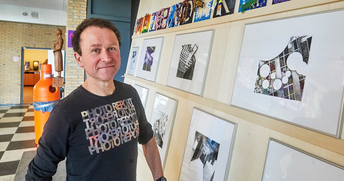 Peter Sansom legt interieur Maaslandcollege vast in tekeningen: ‘Aula ...