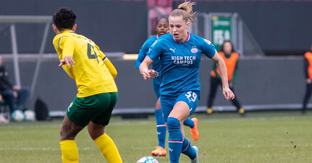 Talentvolle spits Fleur Stoit profiteert van ervaren spelers bij PSV ...