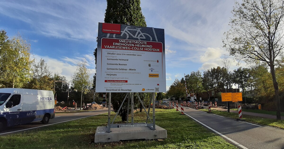‘Aan het werk met dat snelfietspad’: in Helmond zijn ze getreuzel van ...