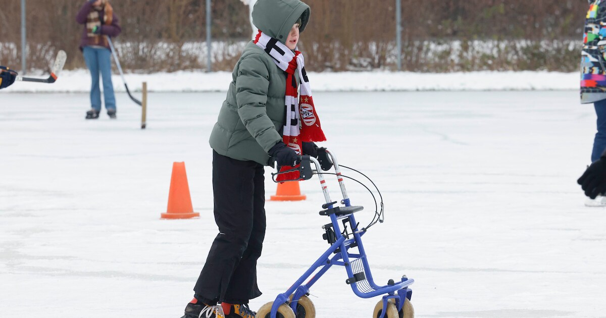 Een goede schaatsbaan hoeft niet perfect te zijn, in Stevensbeek weten ...