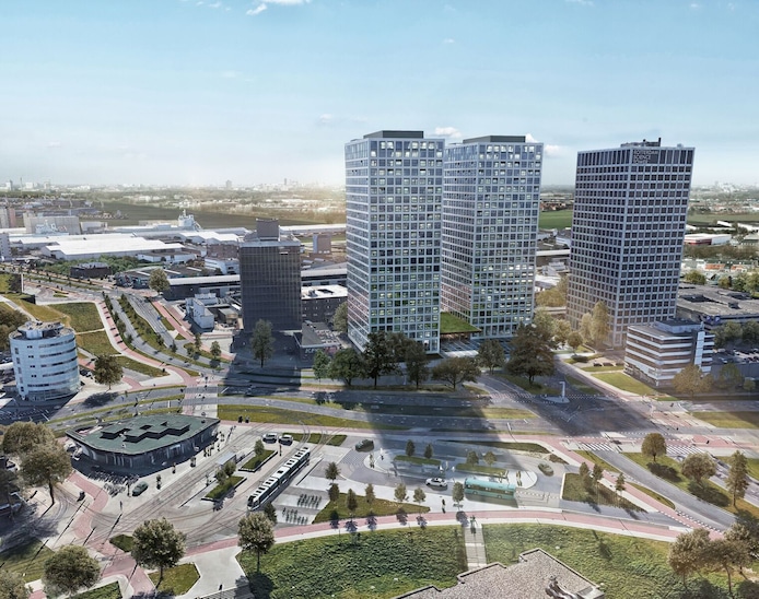 Rotterdamse torens na 'Eindhovense' verbouwing omgedoopt tot Lee Towers ...