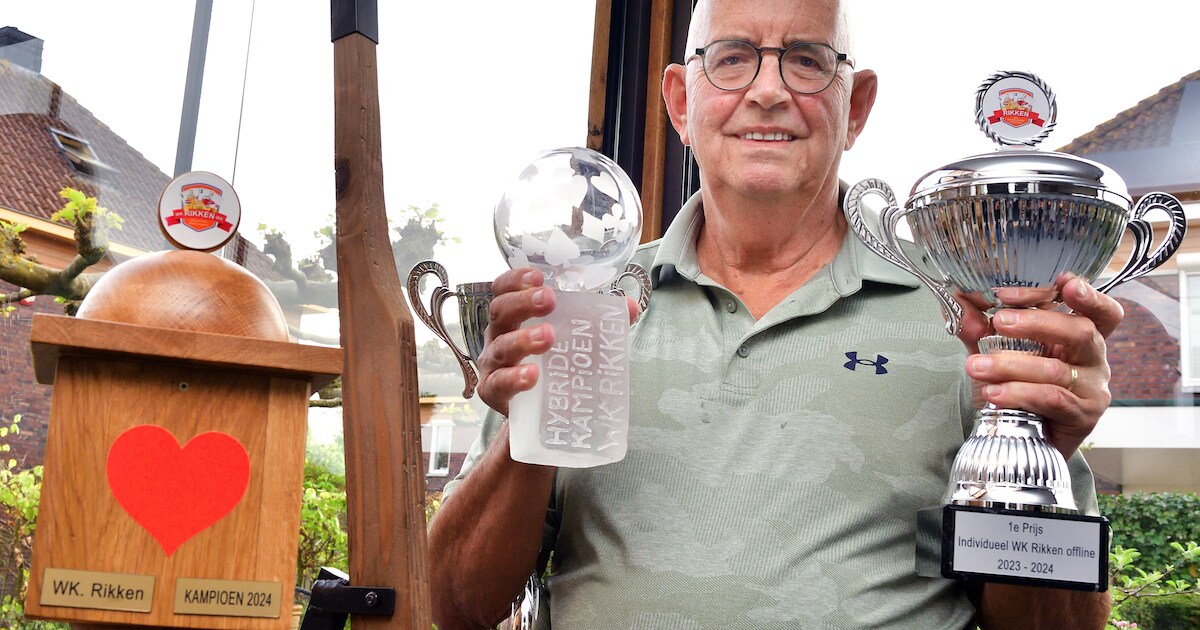 Rien (72) is wereldkampioen rikken: ‘Max Verstappen, Mathieu van der ...