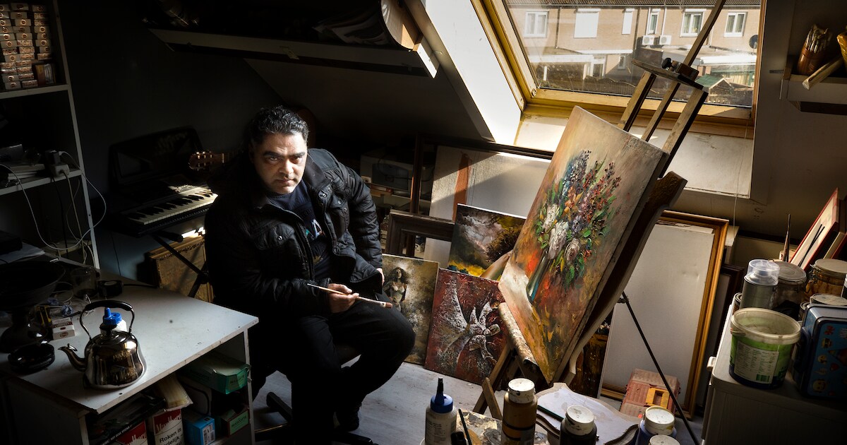 Nidal Abdulhadi vangt alle emoties in een kunstwerk | Helmond | ed.nl