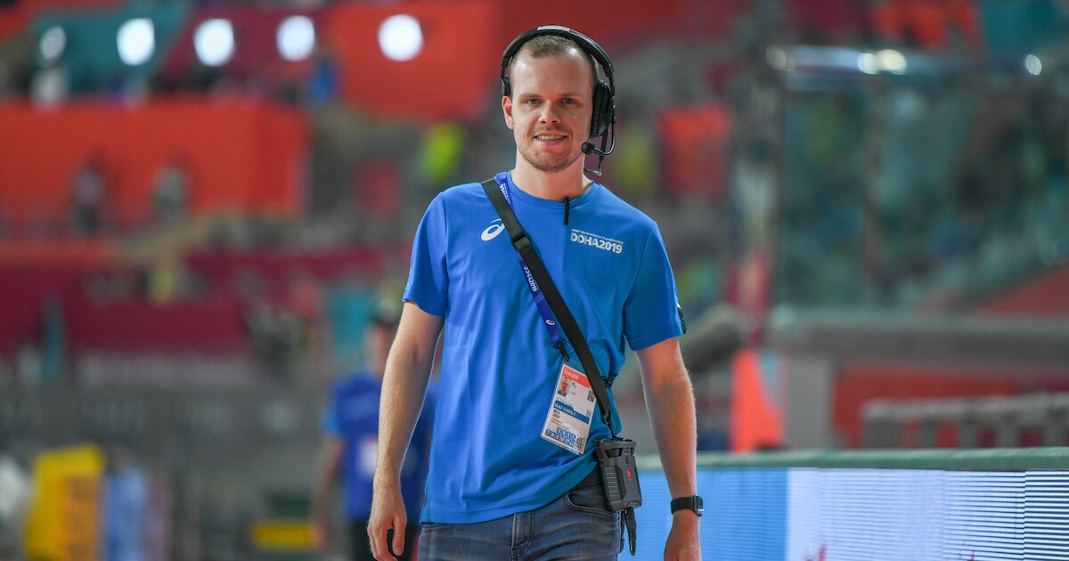 Niels Groen (23) uit Best herenigt wereldkampioene op de 100 meter met ...