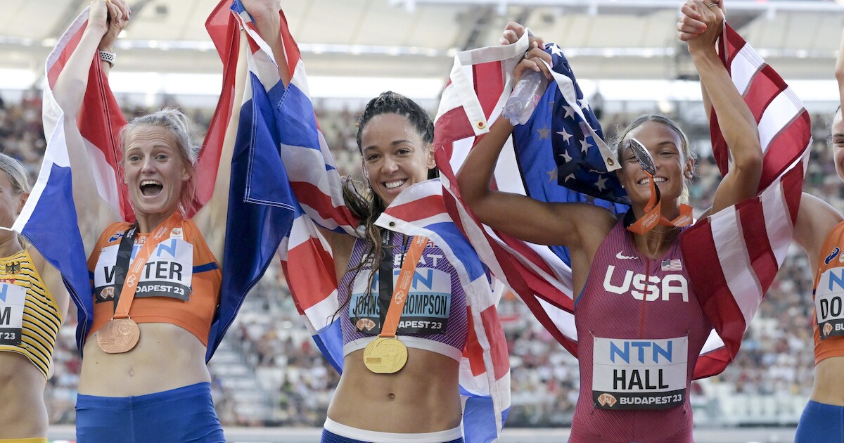 Anouk Vetter zorgt met brons op zevenkamp voor eerste Nederlandse plak ...