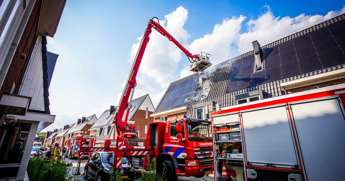 Brand in woning in Trompetstraat in Eindhoven geblust, oorzaak zit in ...