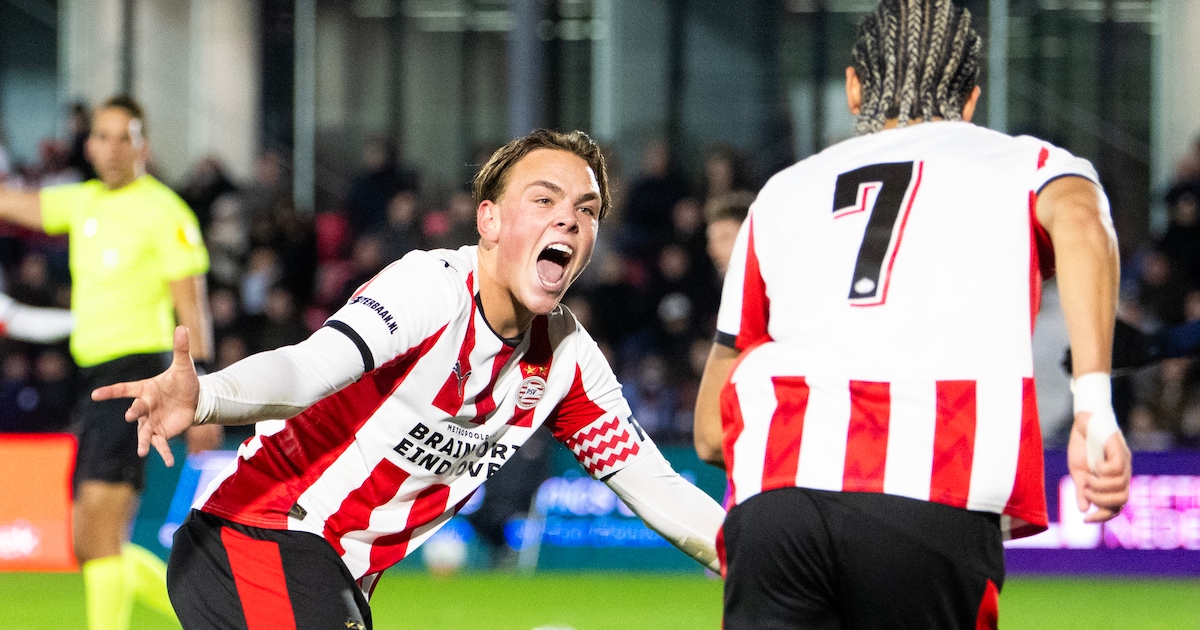 Jong PSV vliegt dankzij goals van Van Duiven na rust weg bij RKC en ...