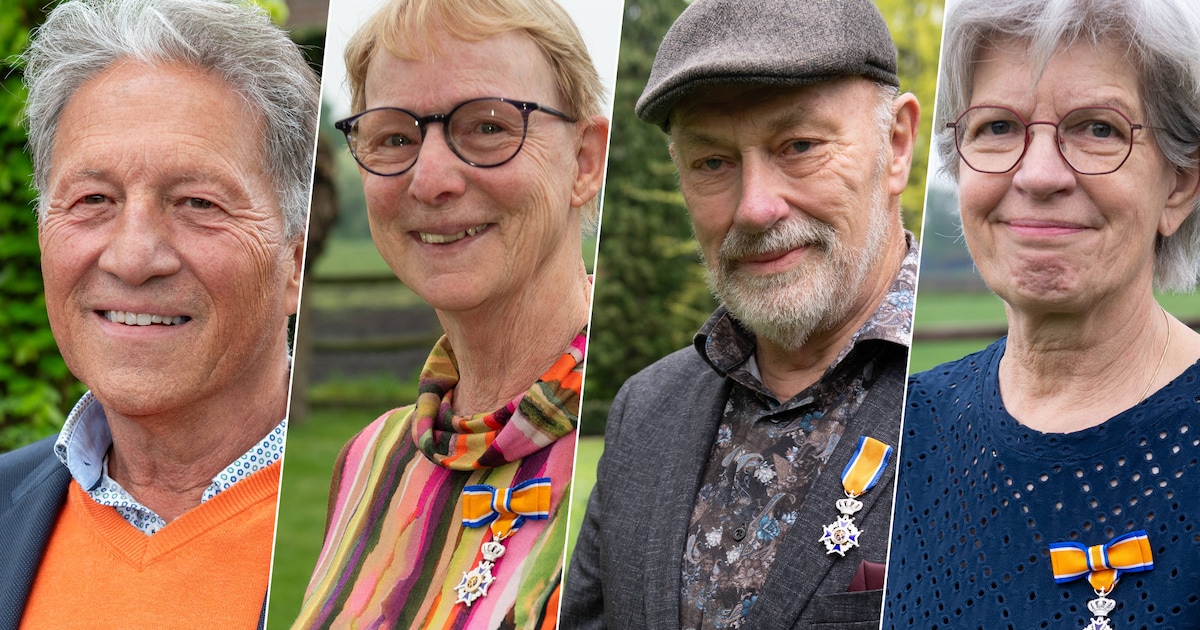 Vier koninklijke onderscheidingen in Reusel-De Mierden tijdens ...