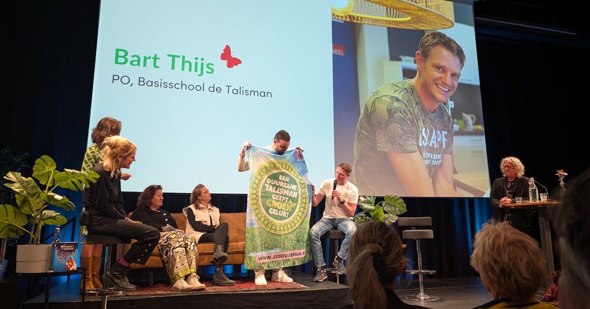 Bart Thijs van De Talisman is duurzaamste docent; ‘Vooral leuk om te ...