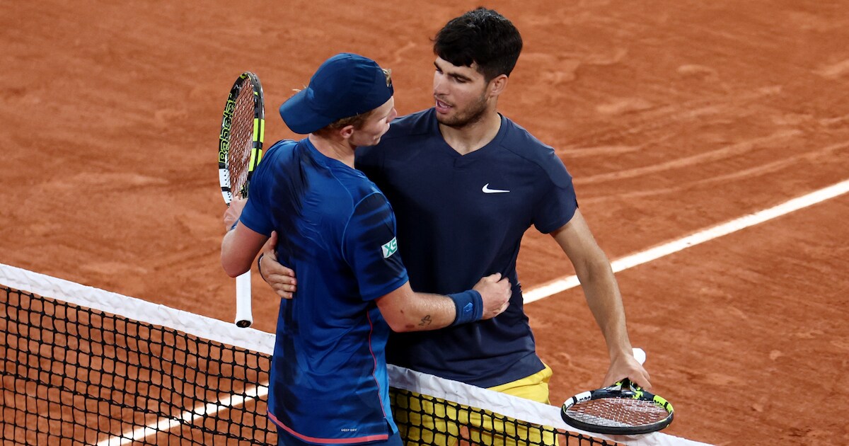 Jesper de Jong na indrukwekkend optreden tegen Carlos Alcaraz eervol ...