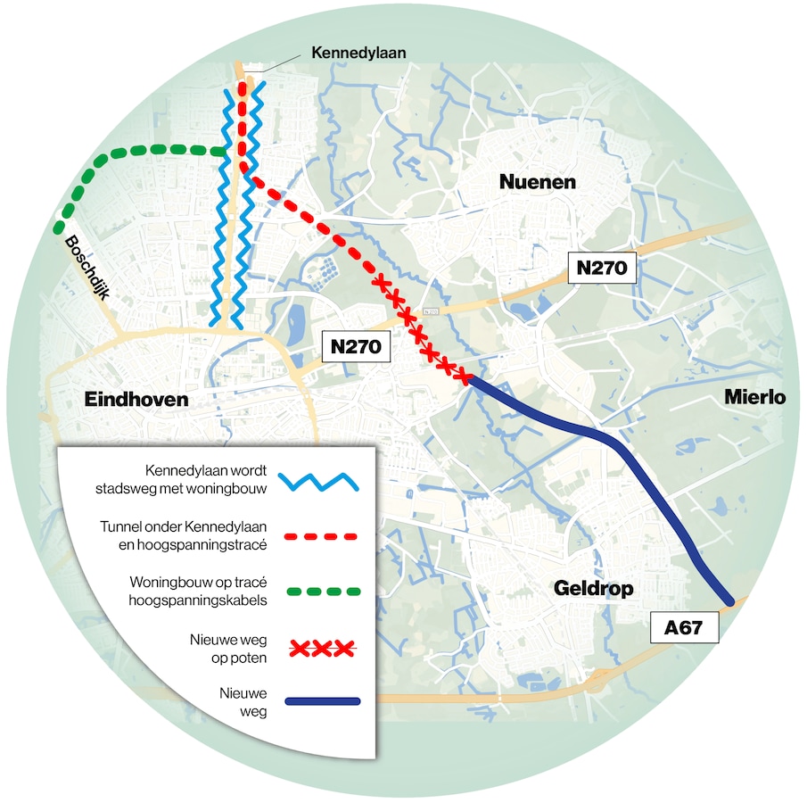 Eindhovense architect maakt plan voor nieuwe Ruit: tunnel onder ...