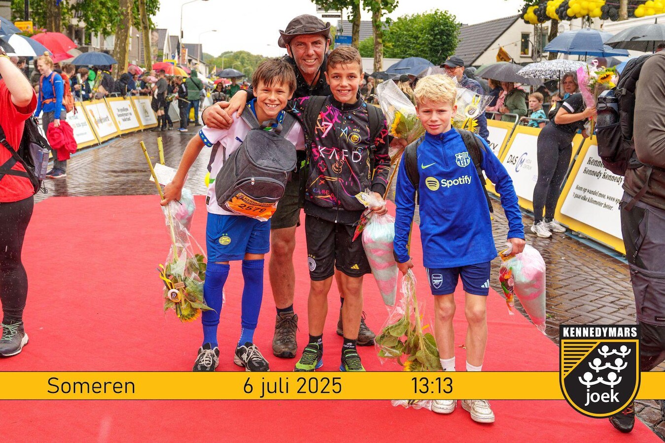 Somerense kinderen (10) lopen illegaal de 80 kilometer lange Kennedy ...