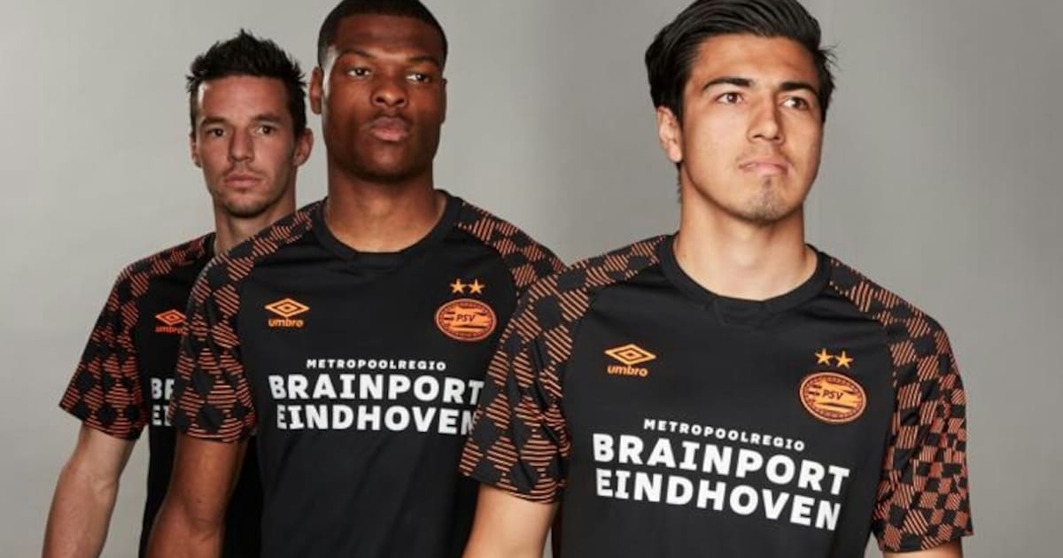 PSV begroet Brainport in opvallend uitshirt met oranje blokken | Sport ...