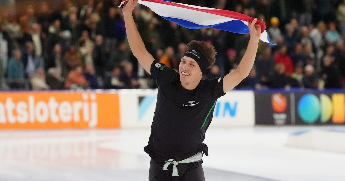 Marcel Bosker schaatst met helm naar verrassende eerste Nederlandse ...