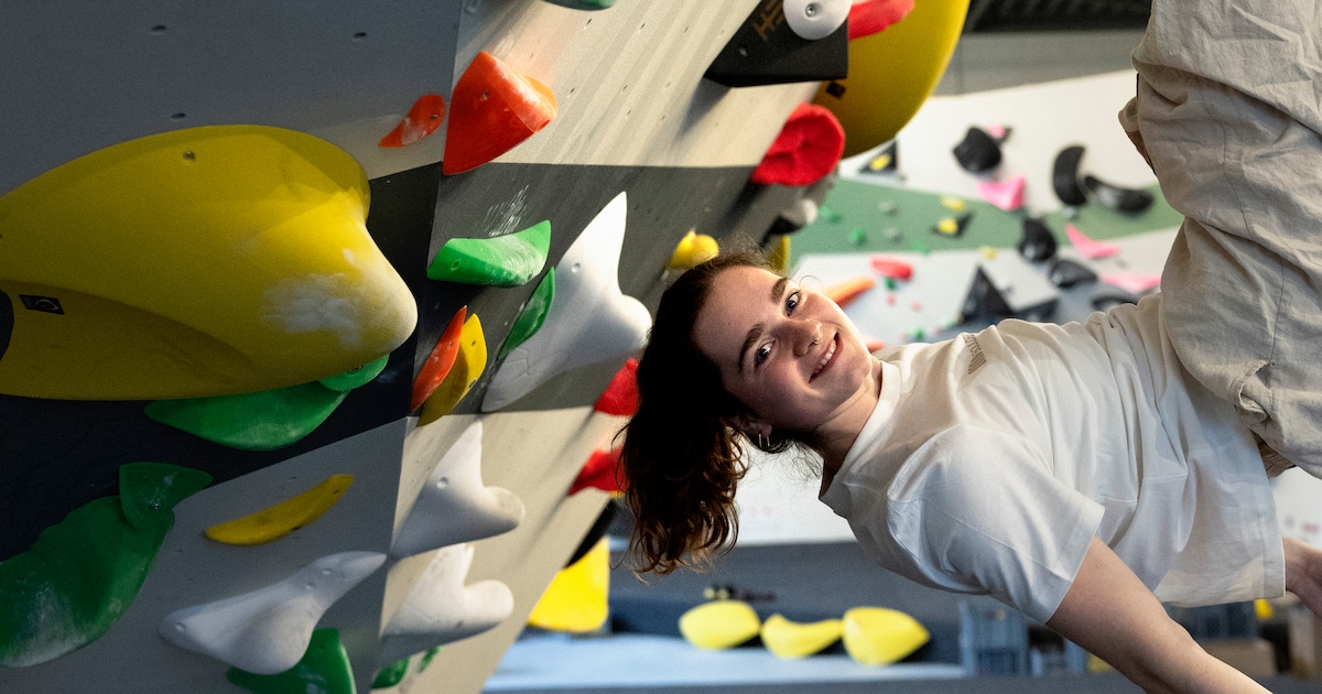 Wie goed wil zijn in boulderen, moet niet alleen sterk zijn: Iris (21 ...