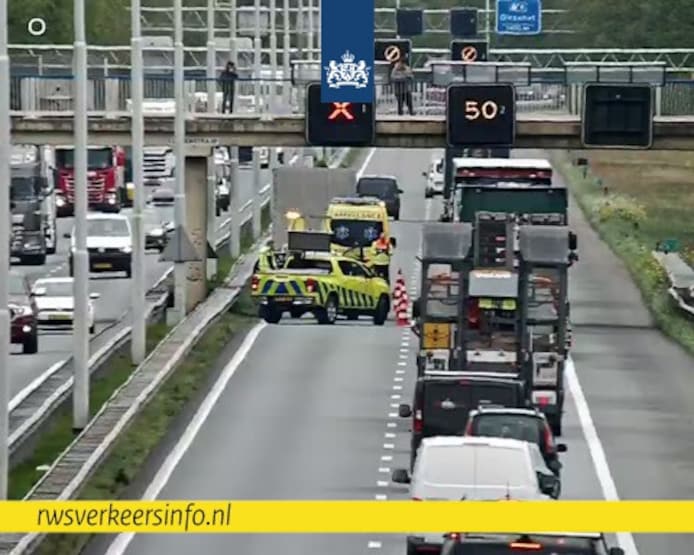 Ongeluk op A58 bij Oirschot zorgt voor forse vertraging | Oirschot | ed.nl